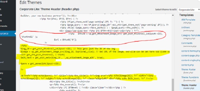 How to add an alt text to a thumbnail