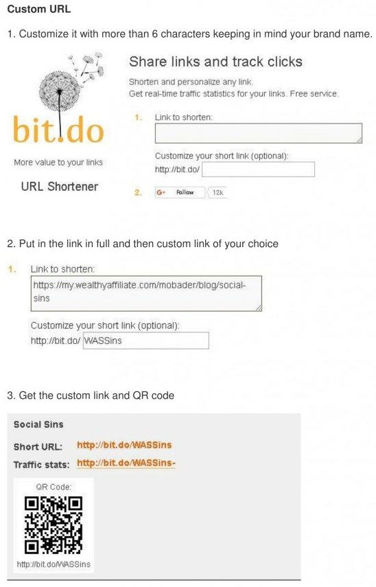 How to create a small URL