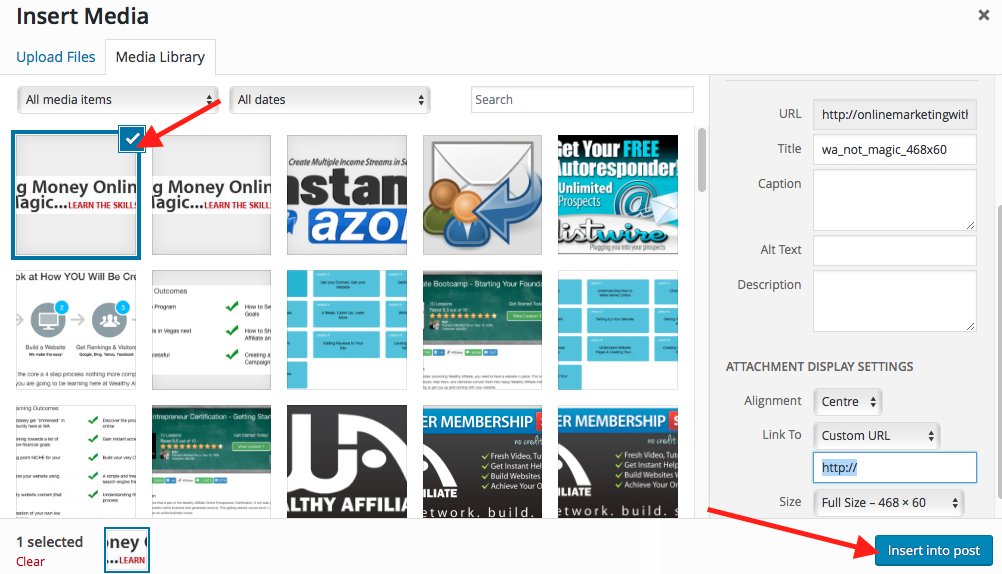 An Easy WayTo Add A Clickable Banner To Your Website Without Using HTML