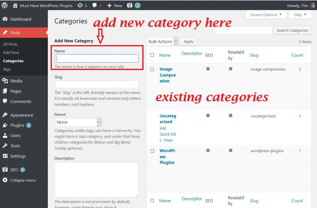 How To Add Categories To WordPress Posts