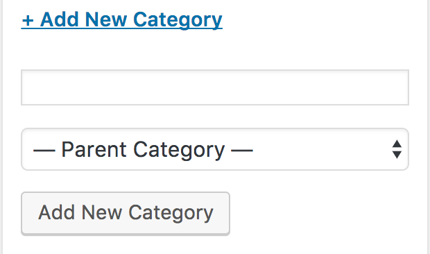 Categories - How to create a sub-category