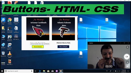 Button html- css- how to make beautiful link buttons by yourself- no ...