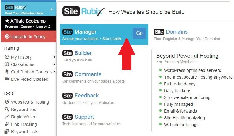 How to access Site Health and optimize it.