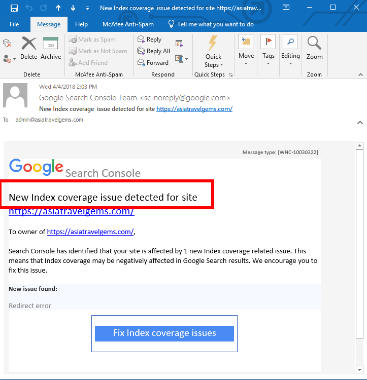 How To Resolve 'Submitted URL marked 'noindex'