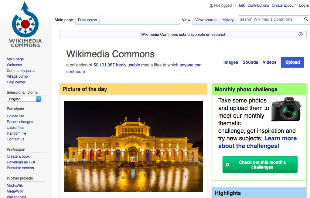 How to give credit to the author of a Wikimedia Commons image