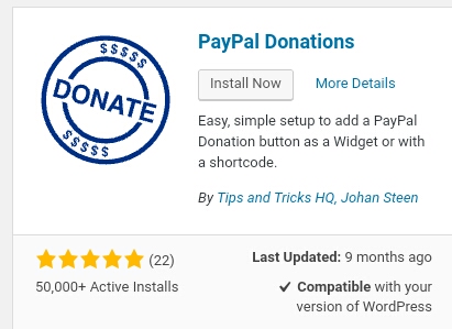 How to add Donation button to your site