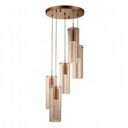 w33806mg28 Sprite 4 Light Matte Gold Finish LED Ceiling Light