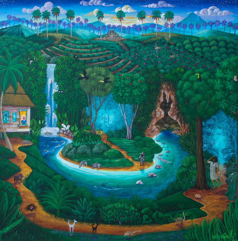 Maya Page 1 | Walter Castillo Art Belize | Geo Galleries