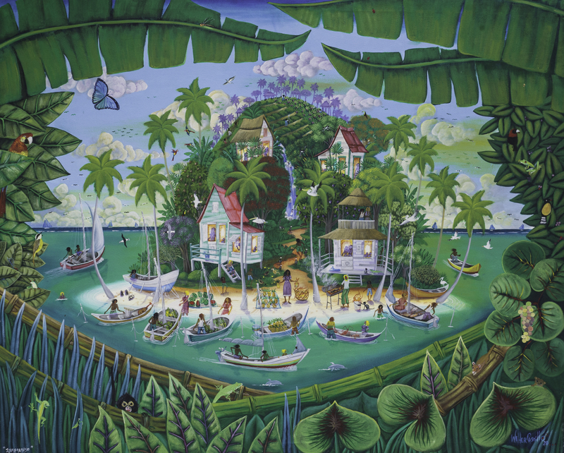 Paradise Page 1 | Walter Castillo Art Belize | Geo Galleries