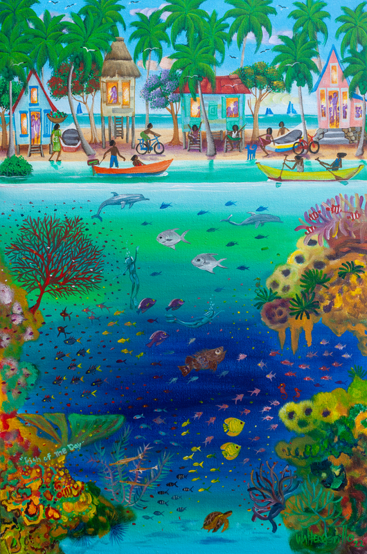Under water Page 1 | Walter Castillo Art Belize | Geo Galleries