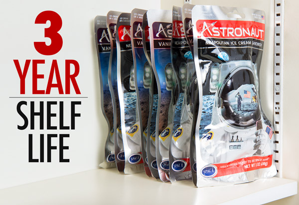 Astronaut Ice Cream: Freeze-dried ready-to-eat space food
