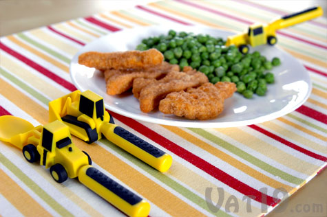 Constructive Eating Utensil Set: Feed Kids Creatively