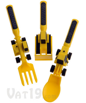 Constructive Eating Utensil Set: Feed Kids Creatively