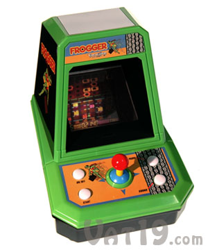 Frogger Desktop Arcade: Classic arcade frogger in a portable, desktop unit.