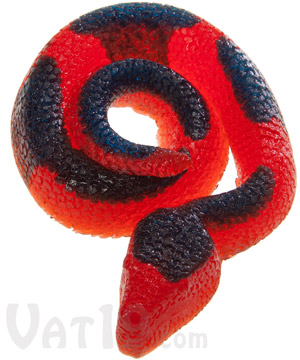 Giant Gummy Snake: Two-toned candy snake is over 2 feet long.
