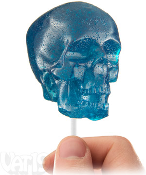 Gummy Skull on a Stick: Delicious creepy candy craniums