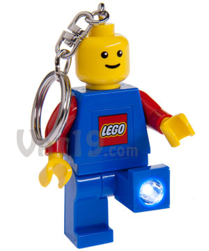 LEGO® Key Light Keychain: Official LEGO man with flashlight