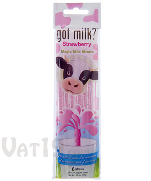 Magic Milk Straws: All-natural flavor straws encourage milk drinking