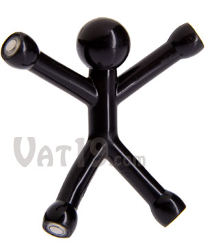 Q-Man Magnets: Flexible figures with magnetic hands and feet