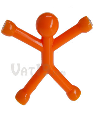 Q-Man Magnets: Flexible figures with magnetic hands and feet