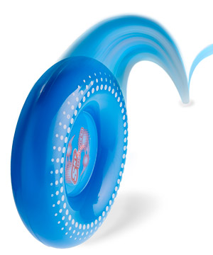 Sky Bouncer: Flying disc bounces 25 feet
