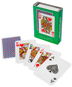 Computer Solitaire Playing Cards: Computer-styled playing cards