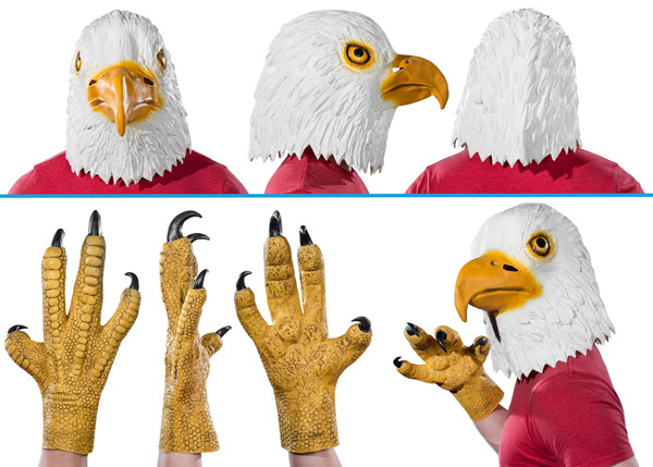 The Patriotic and Terrifying Eagle Mask and Talons