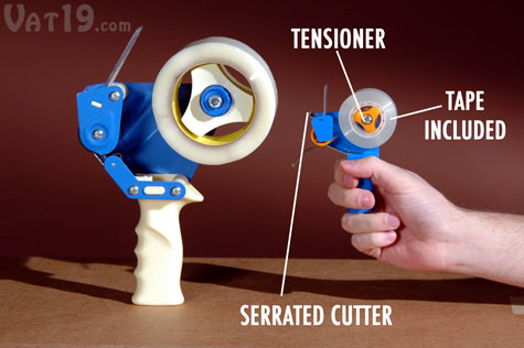 Mini Tape Gun: Dispenses tape just like the big tape dispensers