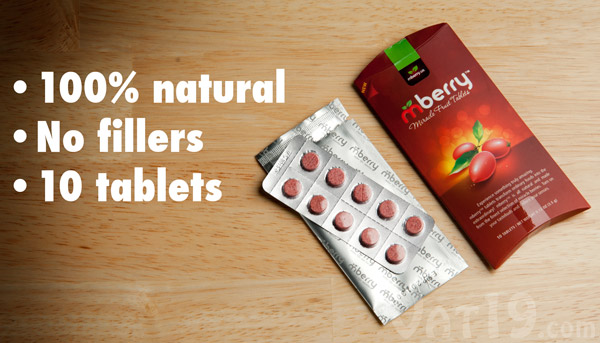 Mberry Miracle Berry Fruit Tablets: Turns sour foods sweet