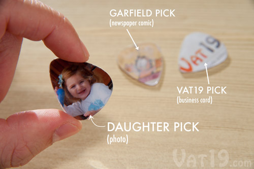 Pick Punch: Create your own guitar picks from old stuff lying around ...