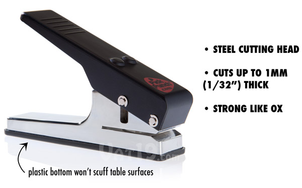 Pick Punch: Create your own guitar picks from old stuff lying around ...