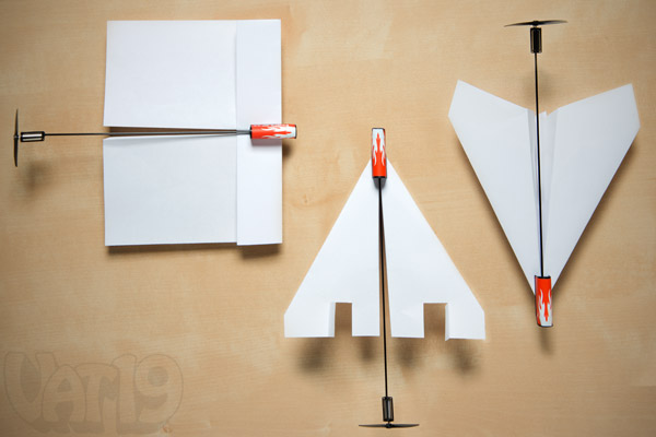 PowerUp Electric Power Module for Paper Airplanes