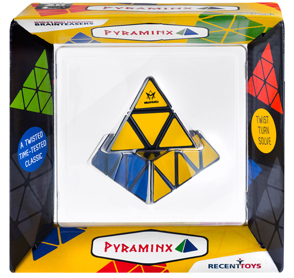 Pyraminx: The twisted, time-tested classic puzzle.
