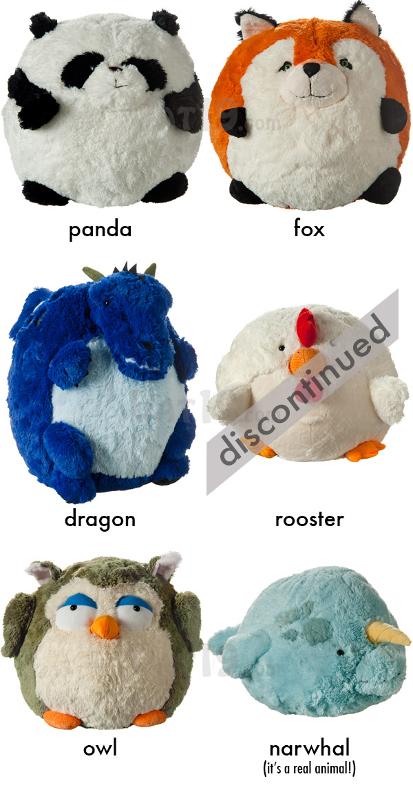 Squishables: Giant fuzzy stuffed animals