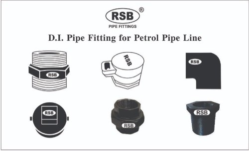 1 INCH TO 6 INCH DUCTILE IRON D.I PIPE FITTINGS, For PRTROL LINE, Elbow ...