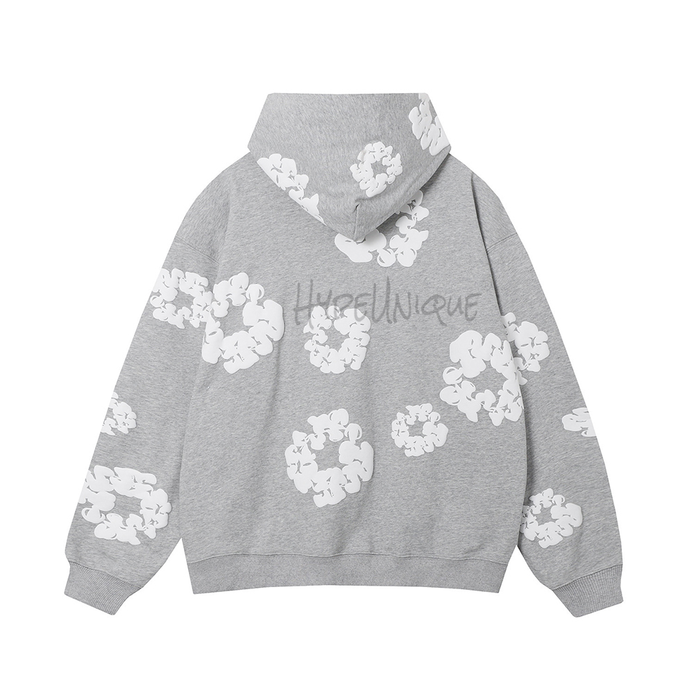 Denim Tears The Cotton Wreath Hoodie Light Gray Reps Hypeunique Reps