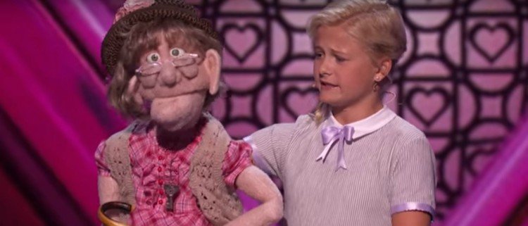 Elderly Puppet Makes Simon Cowell Blush