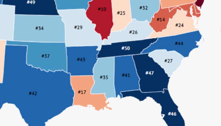 This Map Reveals the States With the Most (and Least) Debt