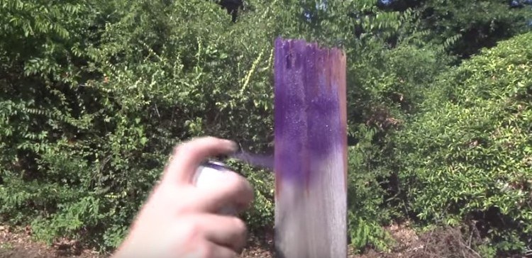 This is What Purple Paint on a Fence Post Means
