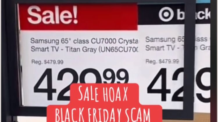 Viral Video Claims To Expose ‘Black Friday Scam’ At Target