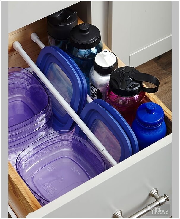 10 Clever Ways To Rethink Your Tupperware Storage