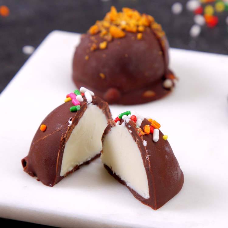 Blissfully Simple Ice Cream Truffles