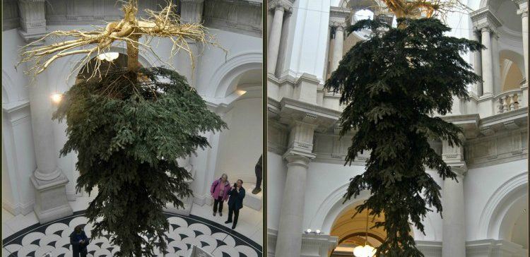 Here’s the Meaning Behind the Upside-Down Christmas Tree Trend