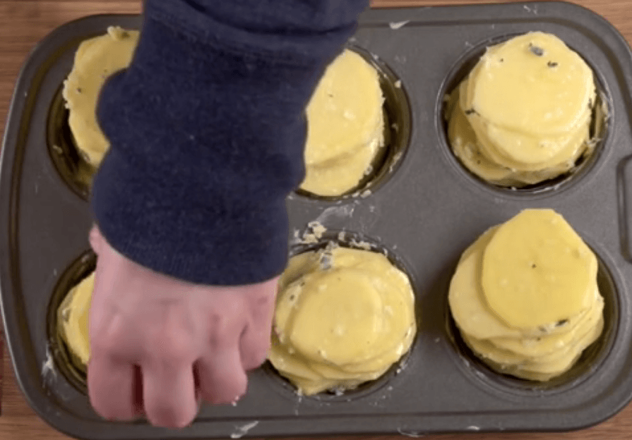 Parmesan Potato Stacks