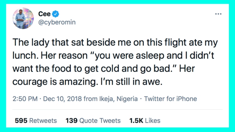 Just 11 Amazing Tweets About Traveling by Airplane