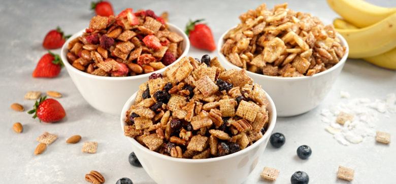 Blueberry Chex Party Mix: 3 Ways