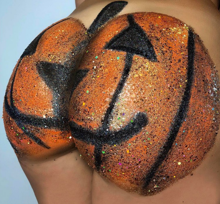 Glitter Pumpkin Butts Are The Newest Halloween Trend
