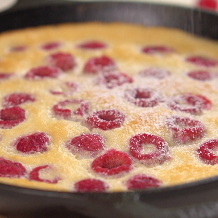 Raspberry Clafoutis