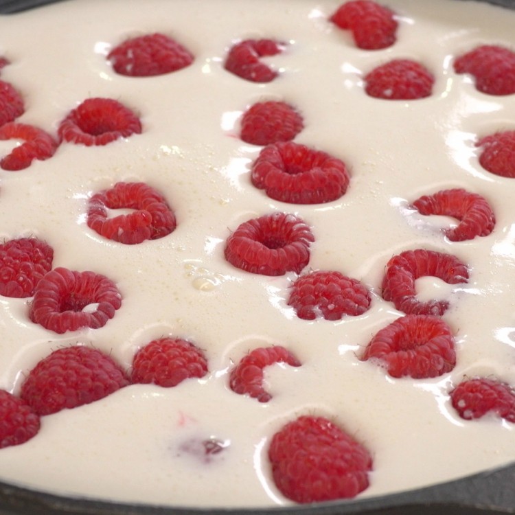 Raspberry Clafoutis