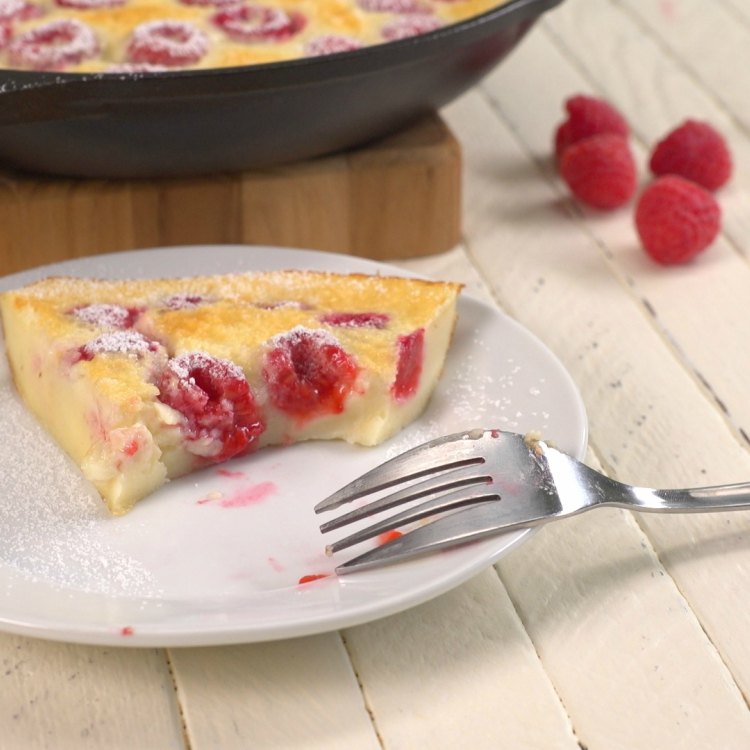 Raspberry Clafoutis